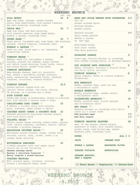 Weekend Brunch | The Tin Roof Cafeteria & Bakery Maldon